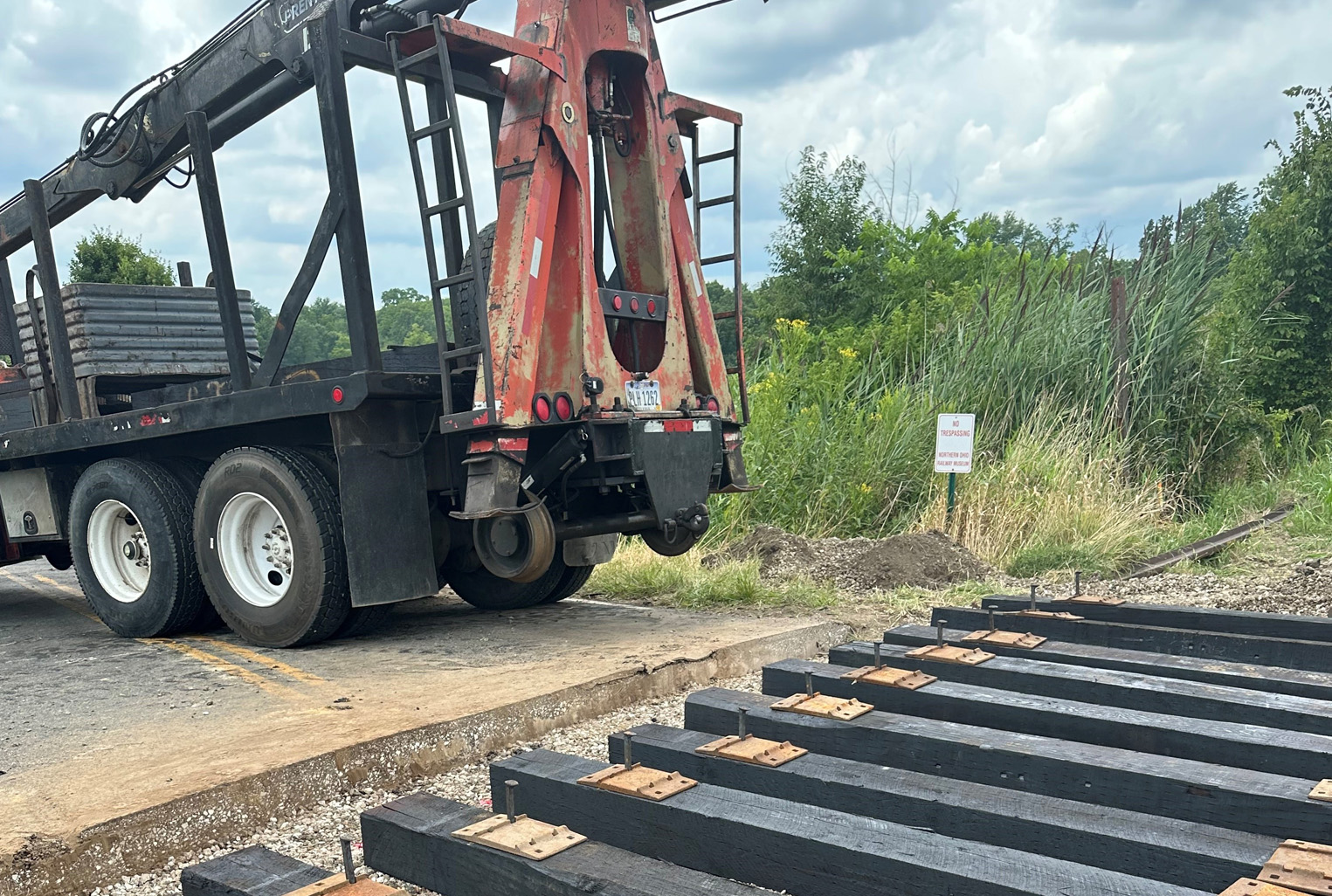 Railroad Track Crossing Relocated for Improved Safety - Amtrac Ohio LLC